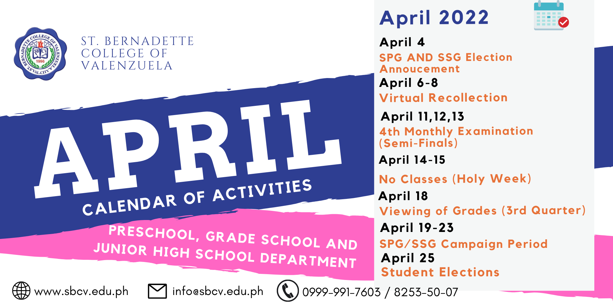 Home - St. Bernadete College of Valenzuela